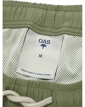 Oas Quick Dry Tailored Fit 4.3 Swim Trunks - Green
