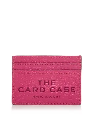 Marc Jacobs The Leather Card Case - Raspberry