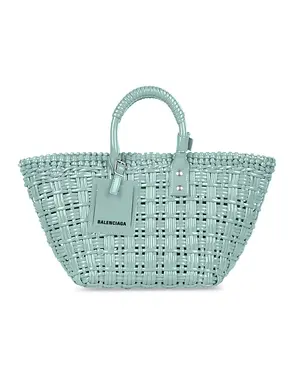 Balenciaga Bistro Mini Basket With Strap