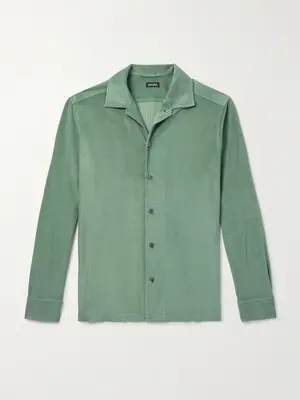 Men's Green Silk Shirts
