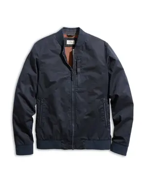 Marine Layer Rossland Dry Wax Bomber Jacket