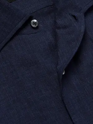 Zegna Oasi Linen Shirt - Blue