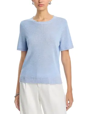 Kobi Halperin Noa Short Sleeve Sweater - Light Blue