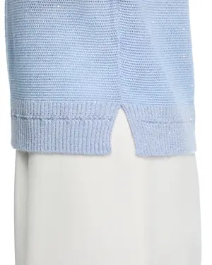 Kobi Halperin Noa Short Sleeve Sweater - Light Blue