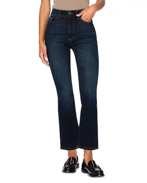 DL1961 High-rise Bootcut Cropped Jeans