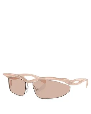 Prada Cat Eye 71mm Sunglasses - Tan/tan Solid
