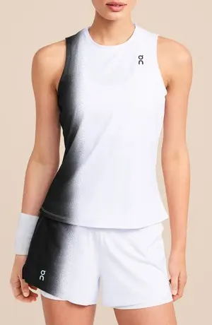 On Court Tank - Black/white