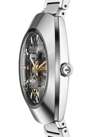 RADO Diastar Skeleton Automatic Bracelet Watch - Silver