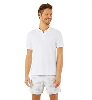 Vilebrequin Solid Cotton Polo - Blanc