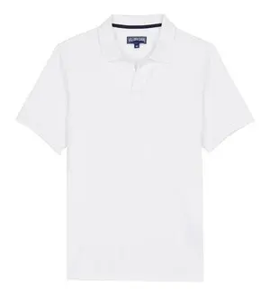 Vilebrequin Solid Cotton Polo - Blanc
