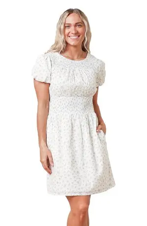 Hope & Henry Puff Sleeve Day Dresses