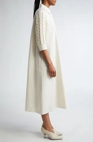 Max Mara Armonia A-line Midi Dress