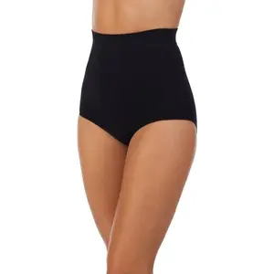 Le Mystère Seamless Comfort High Waist Briefs - Black