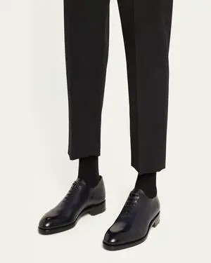 FERRAGAMO Angiolo Wholecut Leather Oxfords