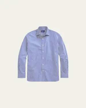 Ralph Lauren Purple Label Bengal-stripe Shirt - Blue/white