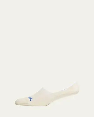 Pantherella Stride Short Invisible Socks - Cream