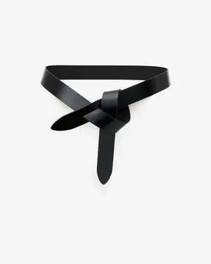 Isabel Marant Étoile Lecce Leather Belt - Black