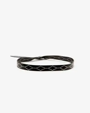 Isabel Marant Étoile Isabel Marant Lecce Tie Belt Black/silver