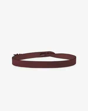 Isabel Marant Étoile Lecce Leather Belt Burgundy