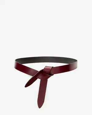 Isabel Marant Étoile Isabel Marant Lecce Tie Belt Burgundy/black