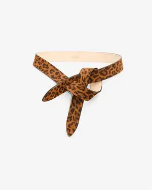 Isabel Marant Étoile Isabel Marant Lecce Tie Belt Leopard