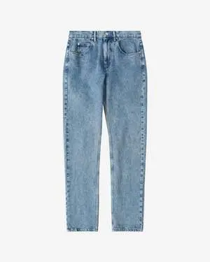 Isabel Marant Jack Straight Leg Denim Jeans - Light Blue