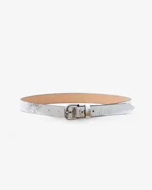 Isabel Marant Étoile Isabel Marant Zap Leather Belt Silver