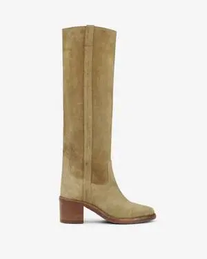Isabel Marant Seenia Knee High Boots - Taupe