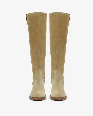 Isabel Marant Seenia Knee High Boots - Taupe