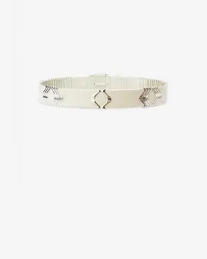 Isabel Marant Étoile Tehora Belt - Chalk/silver