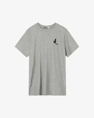 Isabel Marant Étoile Zafferh Tee-shirt Light Gray