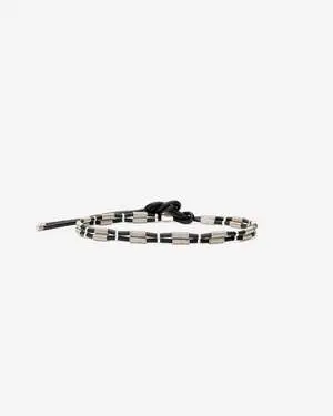 Isabel Marant Swen Tie-up Belt - Black/silver
