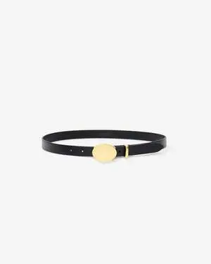 Isabel Marant Silvana Belt - Black/gold