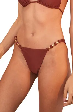 VIX PAULA HERMANNY ViX Swimwear Paula Bikini Bottom Brown