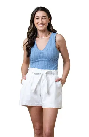 HOPE & HENRY Hope & Henry Cinched Waist Short