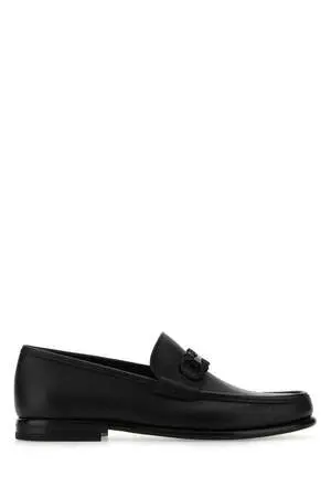 FERRAGAMO Salvatore Ferragamo Leather Loafers - Black