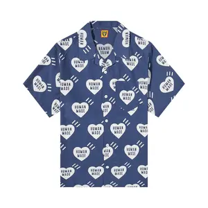 HUMAN MADE Heart Aloha Shirt 'navy - Blue
