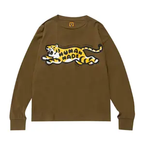 HUMAN MADE Tiger Long-sleeve T-shirt 'olive Drab - Green