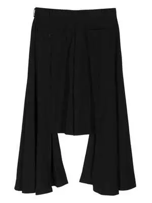 Comme Des Garçons Drop-crotch Trim Trousers