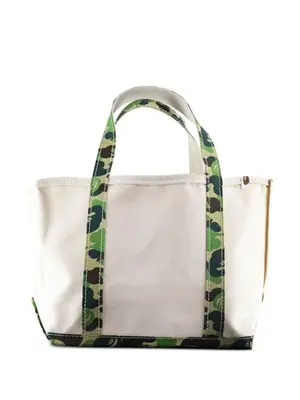 SAINT MXXXXXX X Bape Camouflage-print Tote Bag - White