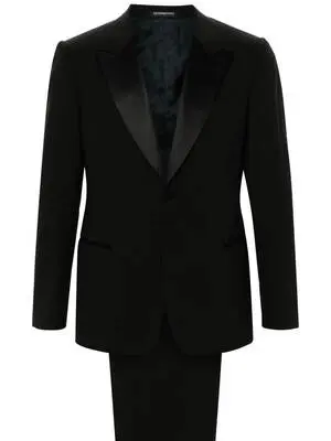 Emporio Armani Single-breasted Suit - Black