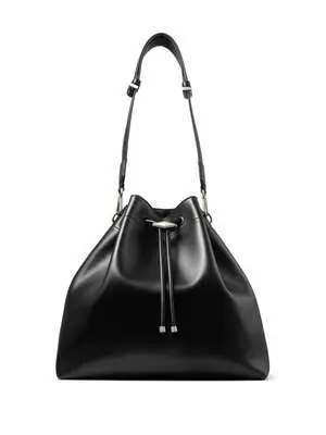 JIMMY CHOO Cinch L Leather Shoulder Bag