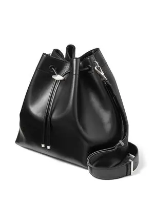 JIMMY CHOO Cinch L Leather Shoulder Bag