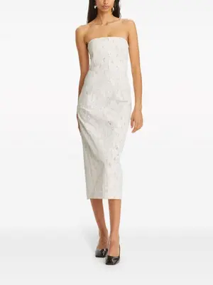 Tory Burch Embellished Linen Dress