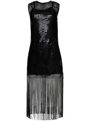 Christopher Esber Sequined Tassel Midi Dress