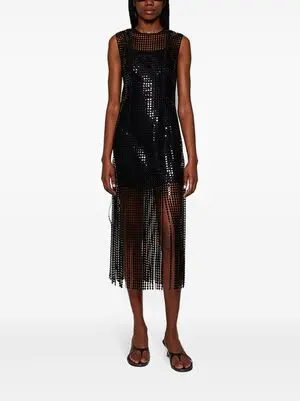 Christopher Esber Sequined Tassel Midi Dress