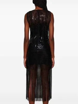 Christopher Esber Sequined Tassel Midi Dress