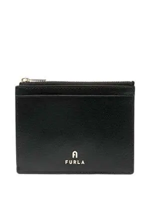 Furla Camelia Leather Wallet - Black