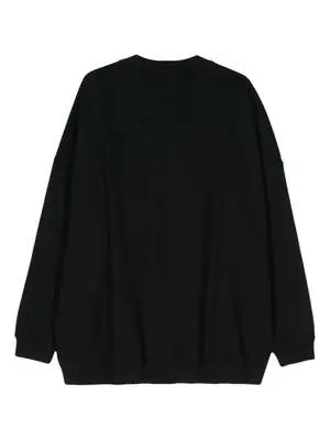 Rick Owens Logo-embroidered Sweatshirt - Black
