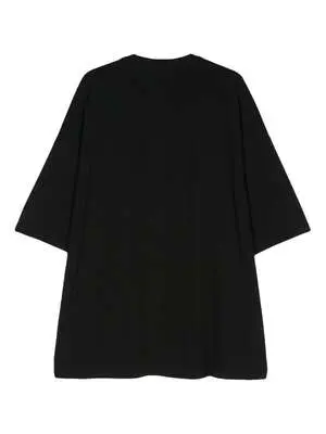 Rick Owens Logo-embroidered T-shirt - Black